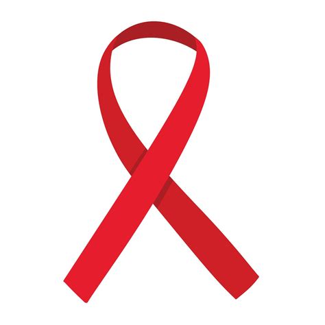 Red Ribbon Symbol Of Bleeding Disorders Awareness Month Hemophilia