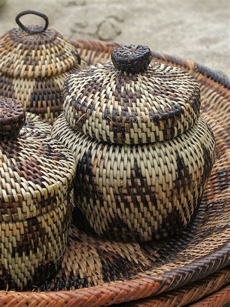 Mangyan Hand Woven Basketry Hand Weaving Basket Weaving Philippine