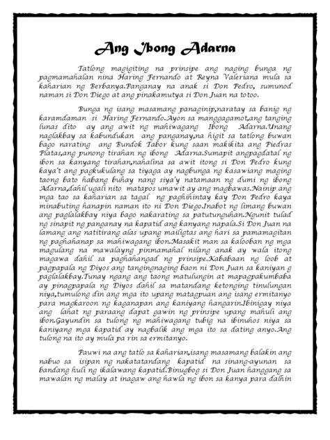 Kwento Ng Ibong Adarna Buod With Pictur E 2mapaorg Ang Buod Ng Ibong