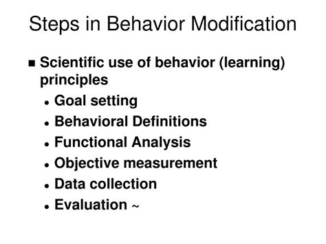 Ppt Behavior Modification I Powerpoint Presentation Free Download