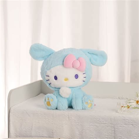 Sanrio Hello Kitty Turn Into Rabbit Plush Toy Cuddly My Melody Stuffed