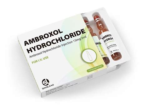 Ambroxol Hydrochloride Injection 15mg2ml 5ampoulesbox Ambroxol And