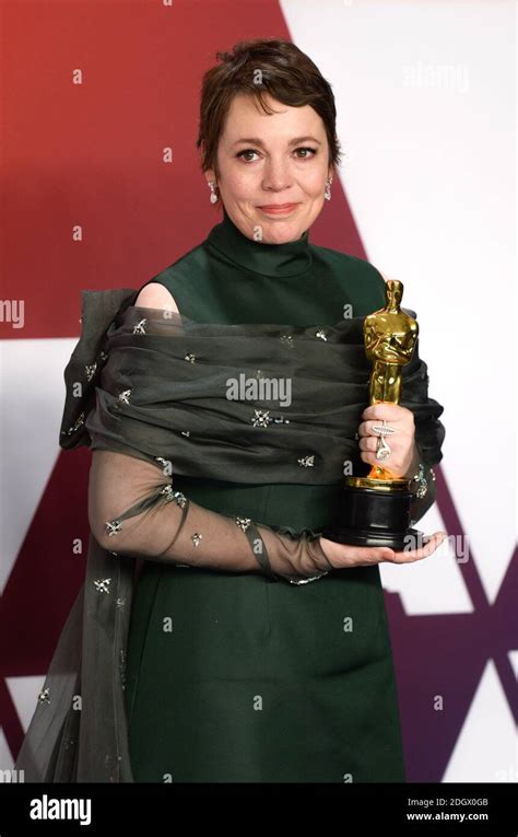 Olivia Colman Wins Best Actress Oscar In The Press Room At The 91st