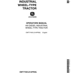 John Deere 440id Tractors Operators Manuals Omt77459