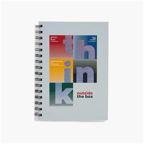 Shop Slogan Print A5 Notebook With Spiral Binding 80 Pages Online