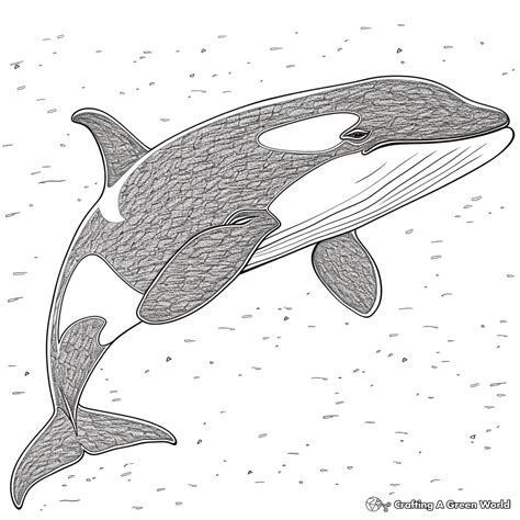 Realistic Whale Coloring Pages Free And Printable