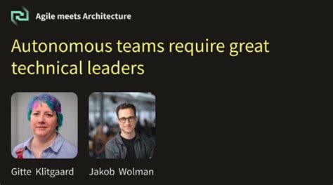 Agile Meets Architecture On Linkedin Autonomous Teams Arent Magic—they Need The Right