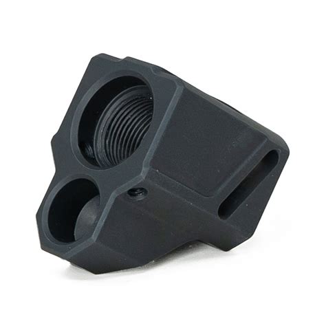 Faxon Firearms Exos 524 Pistol Compensator For Mandp Shield Shield Plus Blk Sku 430108205