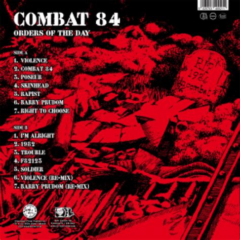 Combat 84 Orders Of The Day 12 Lp