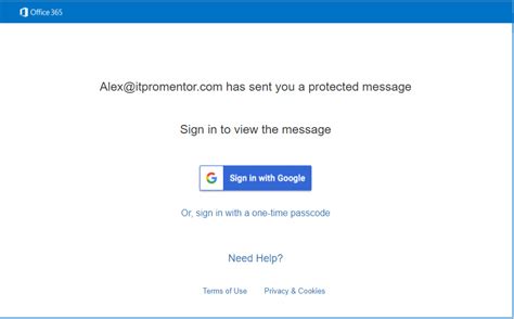 Setup O365 Email Encryption Using Azure Information Protection Plan