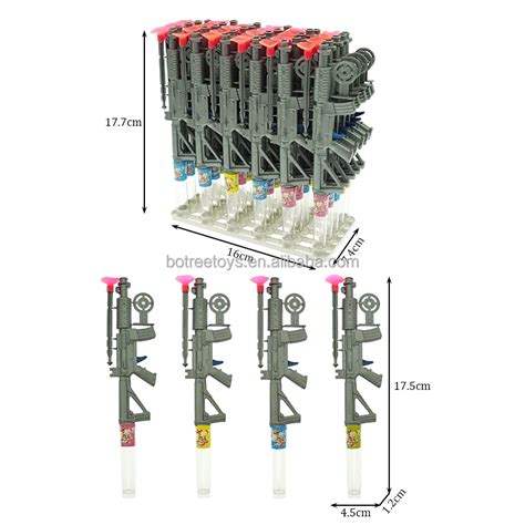 Assembly Candy Toys Plastic Empty Candy Tube With Swing Bell Toys For