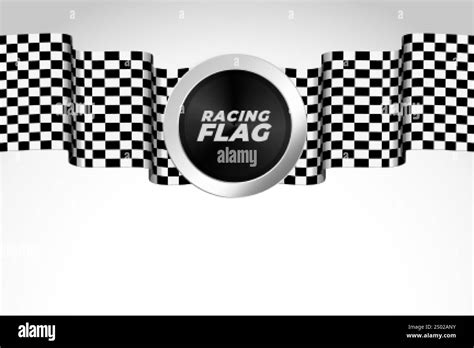 Racing Flag Realistic Background Design Stock Vector Image And Art Alamy