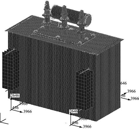 Finite Element Modal Of Transformer Download Scientific Diagram