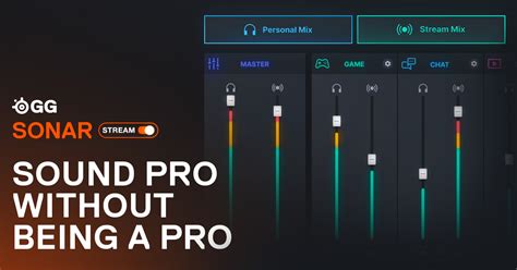 Sonar For Streamers Steelseries