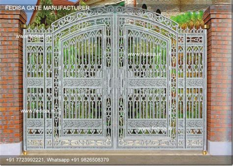 Steel Gate Design For Home Lohe Ka Gate Ka Design Sliding Gate Design