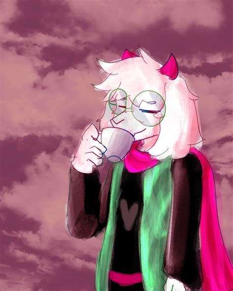 Ralsei Having A Tea Rralsei