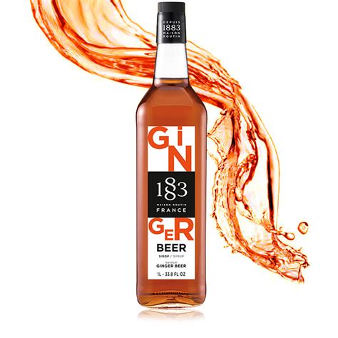 Xarope De Ginger Beer Francês Garrafa 1 Litro Flavors 1883 Bartender Store Seu Portal De