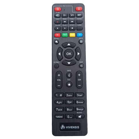 Controle Remoto Para Receptor Vx10 Vivensis Shopee Brasil