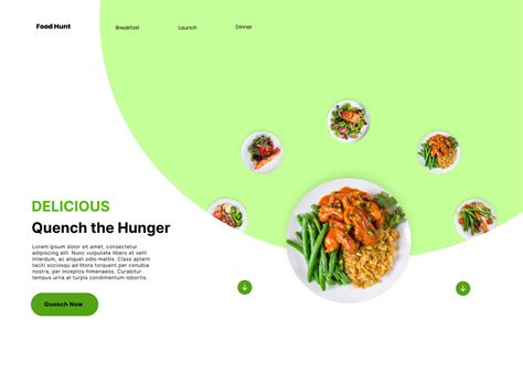 Food Web App Design Figma