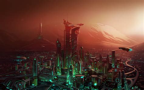 3840x2400 Resolution Futuristic Cityscape Uhd 4k 3840x2400 Resolution Wallpaper Wallpapers Den