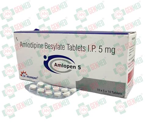 Genmed Amlip 5 Tablet Effective Management Of Hypertension And