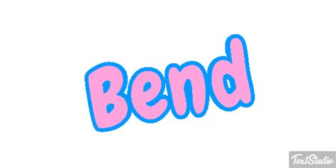 Bend Word Animated  Logo Designs