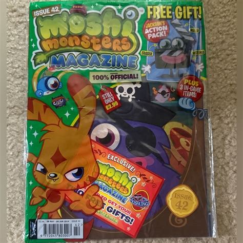Mattel Toys Moshi Monsters Magazine Issue 42 Poshmark