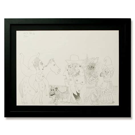 Pablo Picasso Signed Lithograph Auction