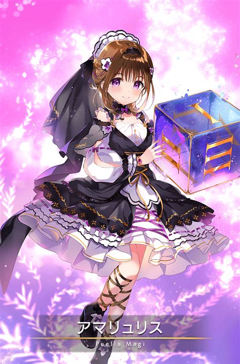 Safebooru 1girl Amaryllis Madoka Magica Arm Cutout Bare Shoulders