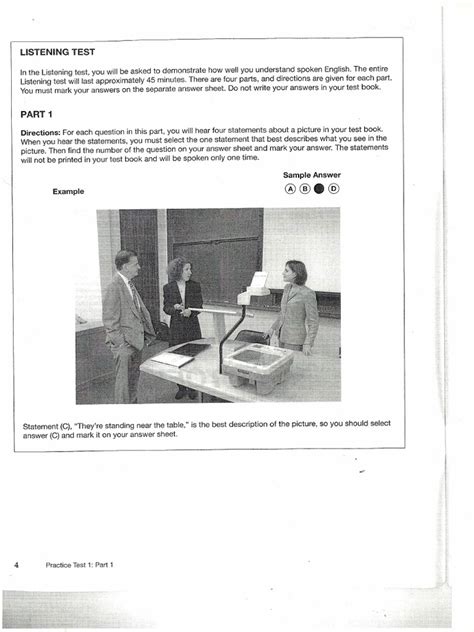 Toeic Practice Test 3 Booklet Pdf