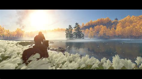 寒江孤影，江湖路人。追逐风的男子，是武士，也是浪人。对马岛之魂游民星空