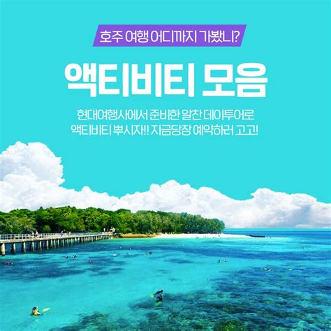 현대여행사 🐳 퀸즈랜드 인기 액티비티 모음 여름 맞이 브리즈번 케언즈에서 할 수 있는 알찬 Facebook