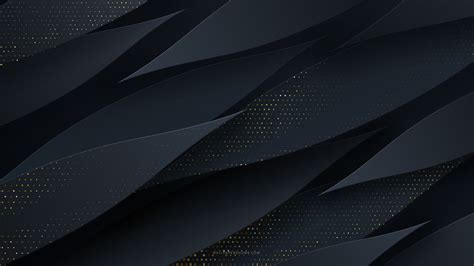 Abstract Black And Gold Wallpaper With Wavy Lines 8k Resolution