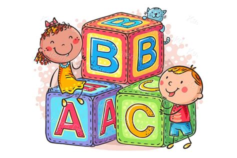 Preschool Abc Blocks Clipart Cute Educational Png For Teachers