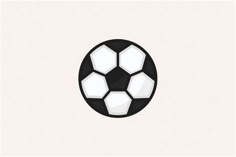 Soccer Football Ball Pentagons Graphic By Sargatal · Creative Fabrica