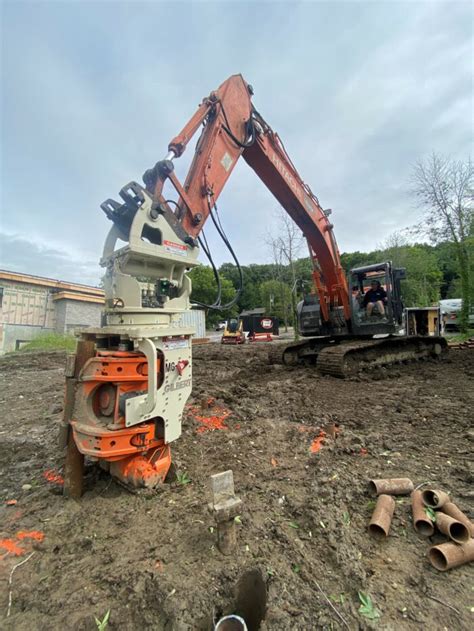 Driven Pile Foundations For New Construction Lesage Excavation