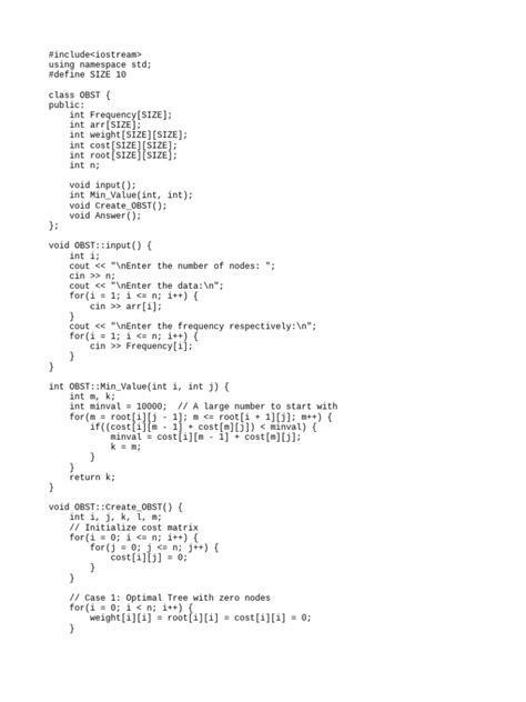 To Find Optimal Bst 8 Pdf