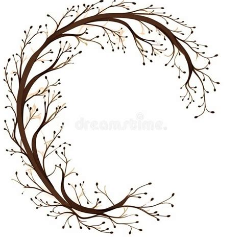 Photo Green Tree On A White Background Stock Illustration