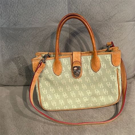 Dooney And Bourke Bags Vintage Dooney Bourke Green Signature Handbag