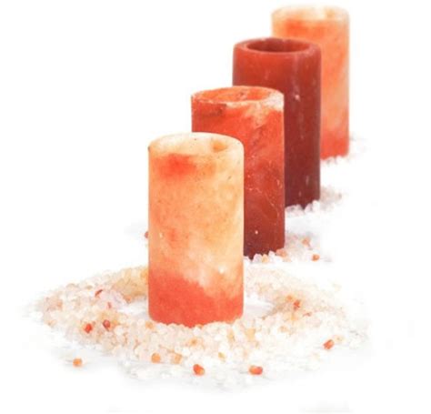 Himalayan Salt Shot Glasses Set Of 4 2oz Hand Carved Tequila Glasses