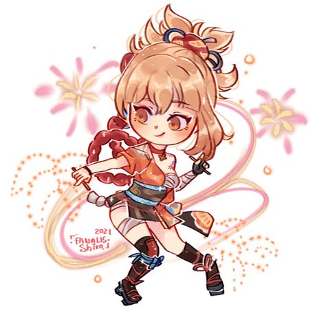 Draw An Anime Chibi Art By Fanalishiroo Fiverr