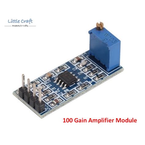 Lm358 100 Gain Amplifier Module Shopee Malaysia