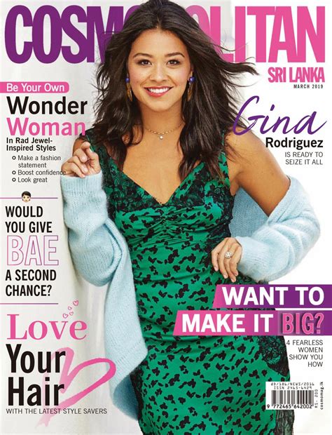 Gina Rodriguez In Cosmopolitan Magazine Sri Lanka March 2019 Hawtcelebs