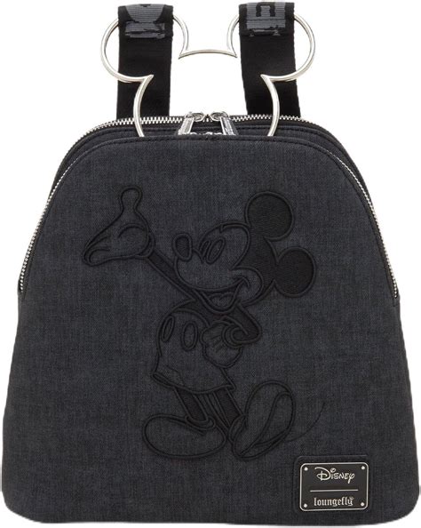 Loungefly Disney Mickey Mouse Figural Denim Mini Backpack
