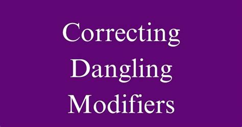 Help You Master Modifiers For Sat And Act El Sayed Ramadan Posted On