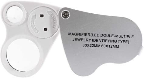 Jewellers Magnifying Glass Lens Glass Loupe 30x And 60x Magnifier 2x