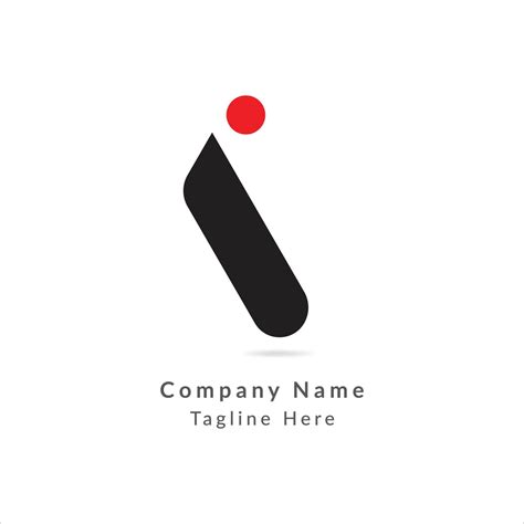 Modern I Letter Logo Design Logo Design Lettering Letter Logo Design