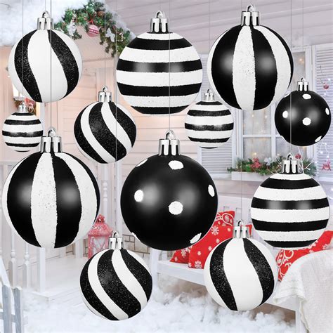 Black And White Christmas Ornaments