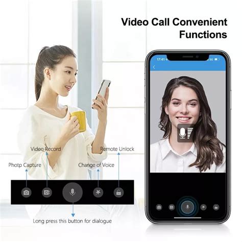 Voice 3d Face Recognition Smart Door Lock With Video Intercom Feature Smart Living And Technology