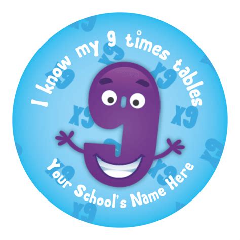 Times Table Stickers School Stickers For Teachers